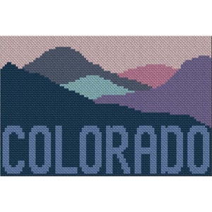 Go to the Mountains of Colorado C2C and Graphghan Crochet Pattern ...