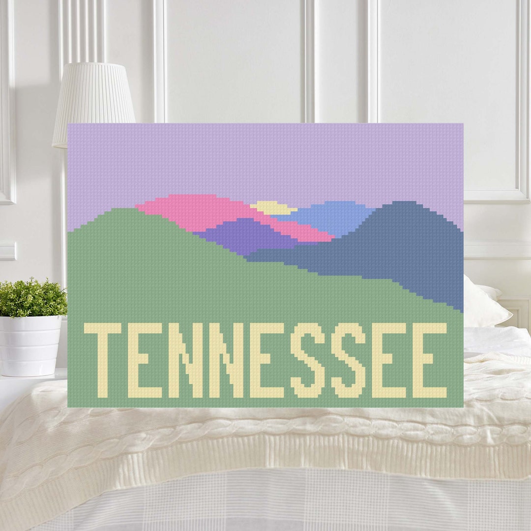 Go to the Mountain of Tennessee C2C Crochet Pattern & Graphghan Crochet ...