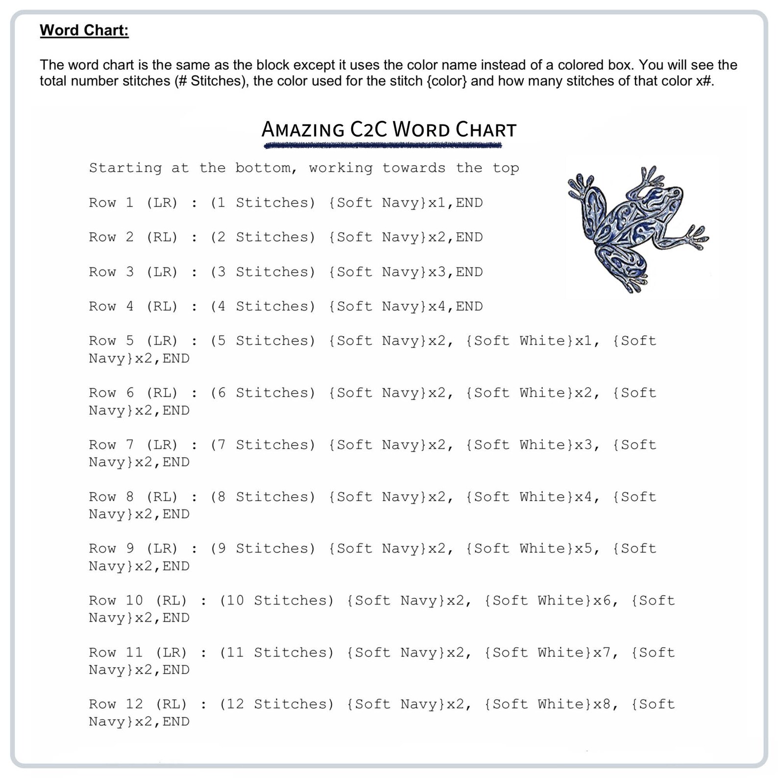 Heart North Carolina C2C Crochet Pattern & Graphghan Crochet Pattern ...