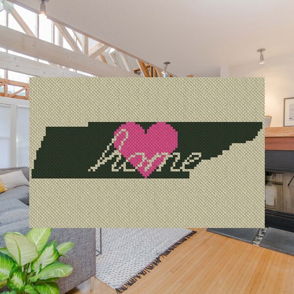 Crochet Tennessee Blanket Pattern - Etsy