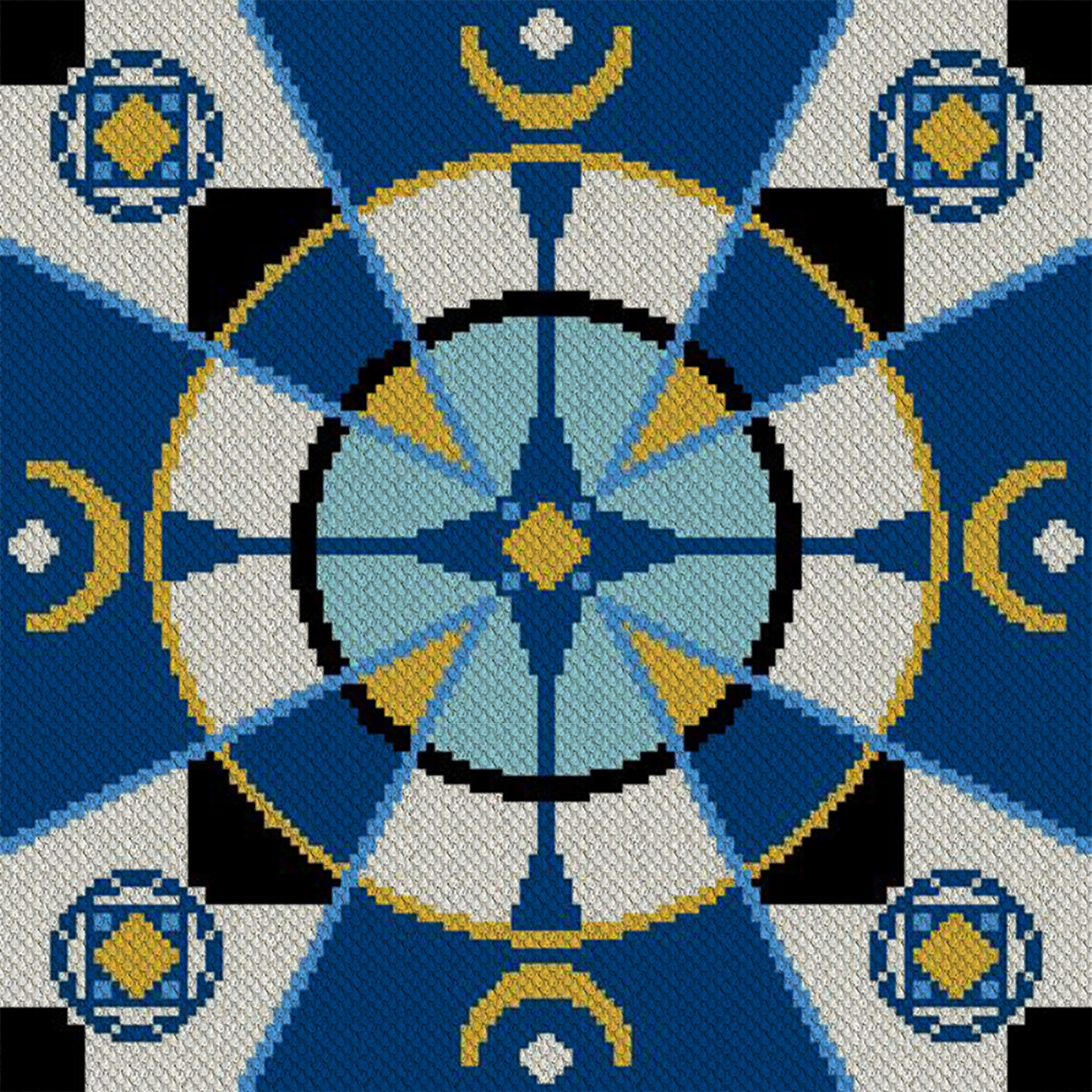 C2C Crochet Afghan Graphghan Pattern Stitch in Time Instant - Etsy