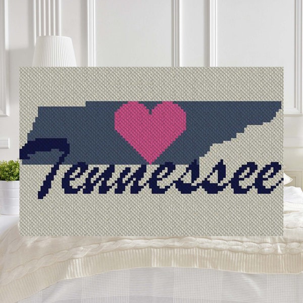 Crochet Tennessee Blanket Pattern - Etsy