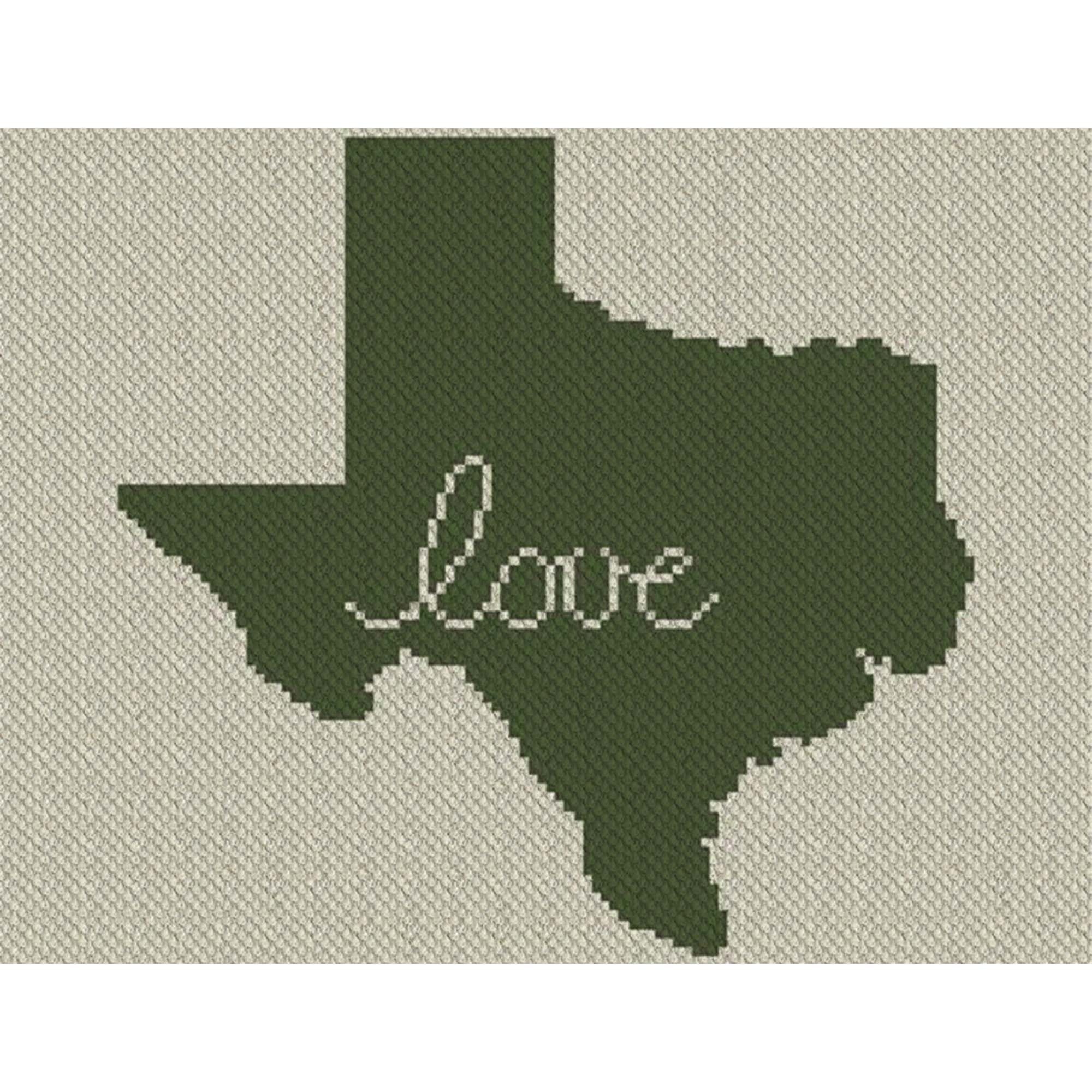Texas Love C2C Afghan Crochet Pattern Corner to Corner PDF - Etsy