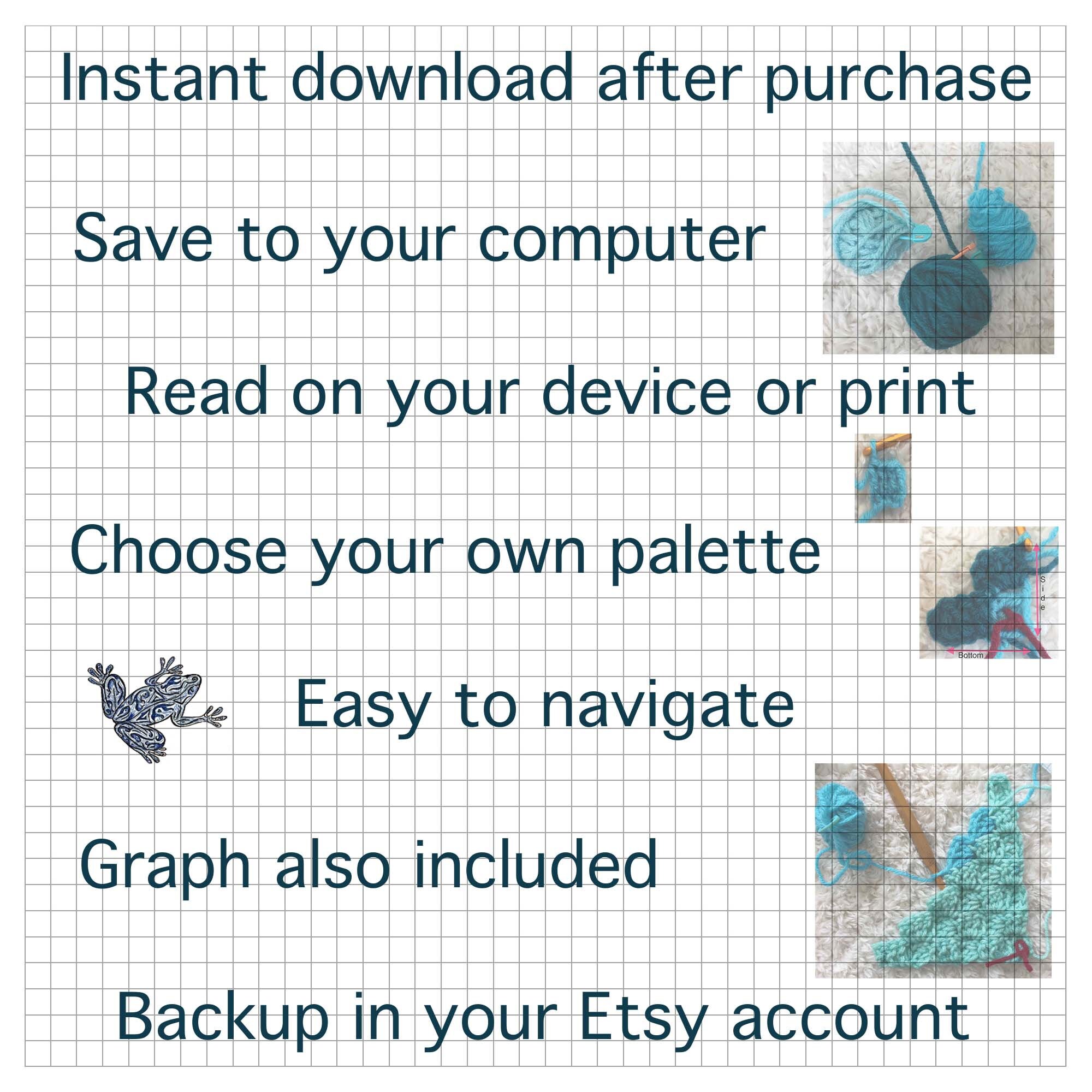 Maze of Mimi C2C Graphghan Crochet Pattern Corner to Corner Afghan ...