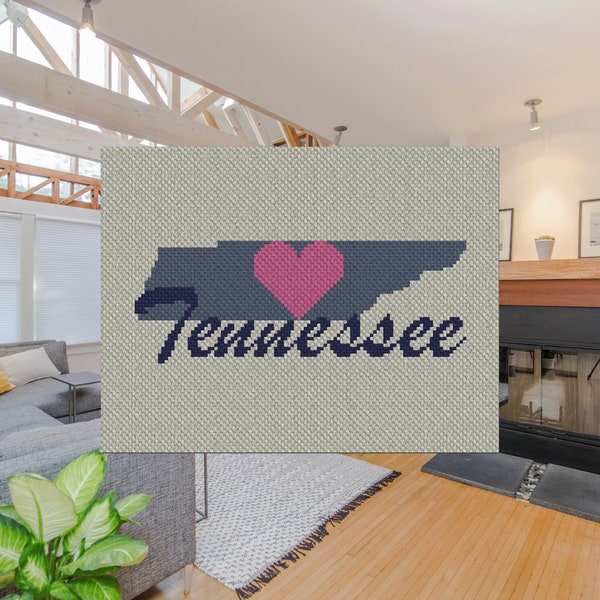 Crochet Tennessee Blanket Pattern - Etsy