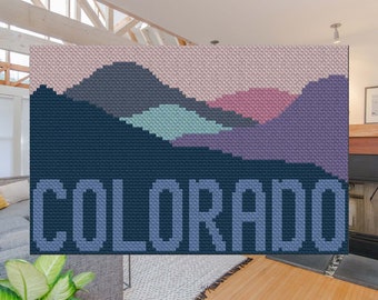 Go to the Mountains of Georgia C2C Crochet Pattern & Graphghan Crochet ...