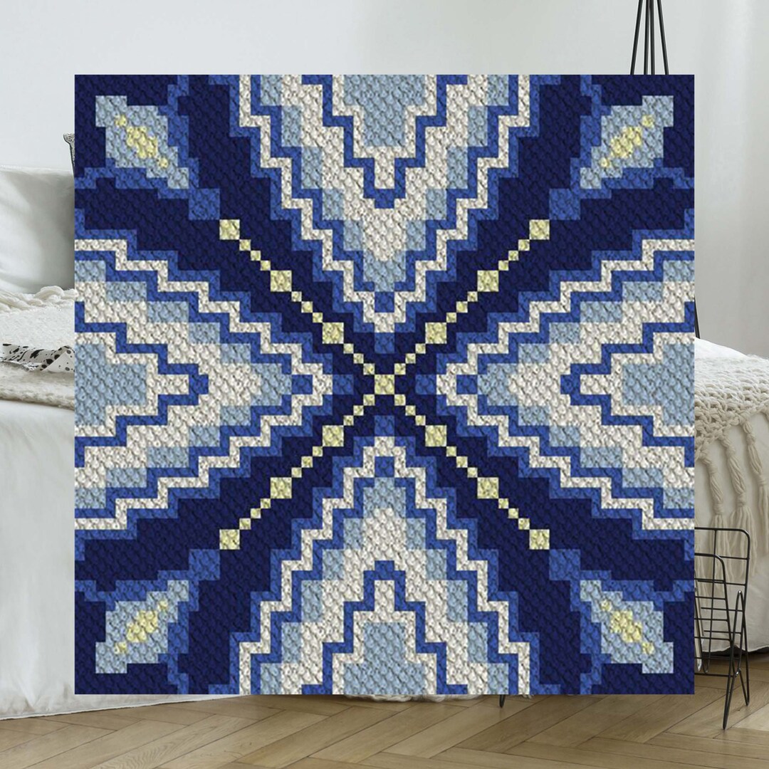 Reflection C2C Afghan Crochet Pattern | Corner to Corner Crochet ...