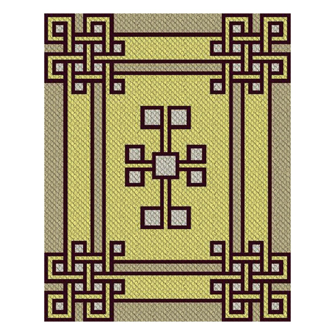 Knotty Boxes C2C Afghan Crochet Pattern Corner to Corner - Etsy