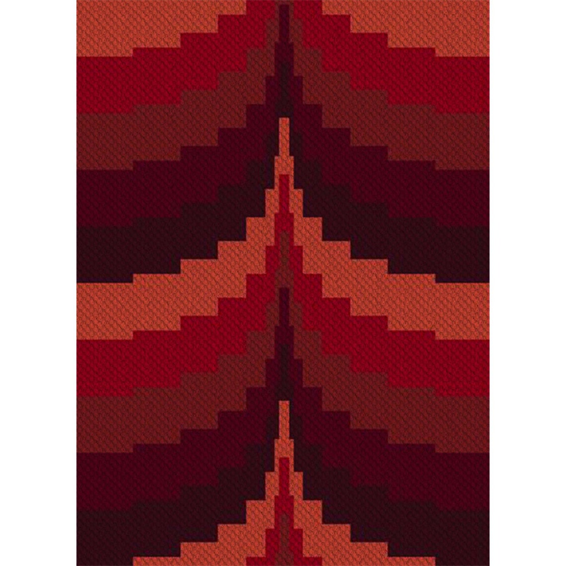 Stepping Sunset C2C Afghan Crochet Pattern Corner to Corner | Etsy