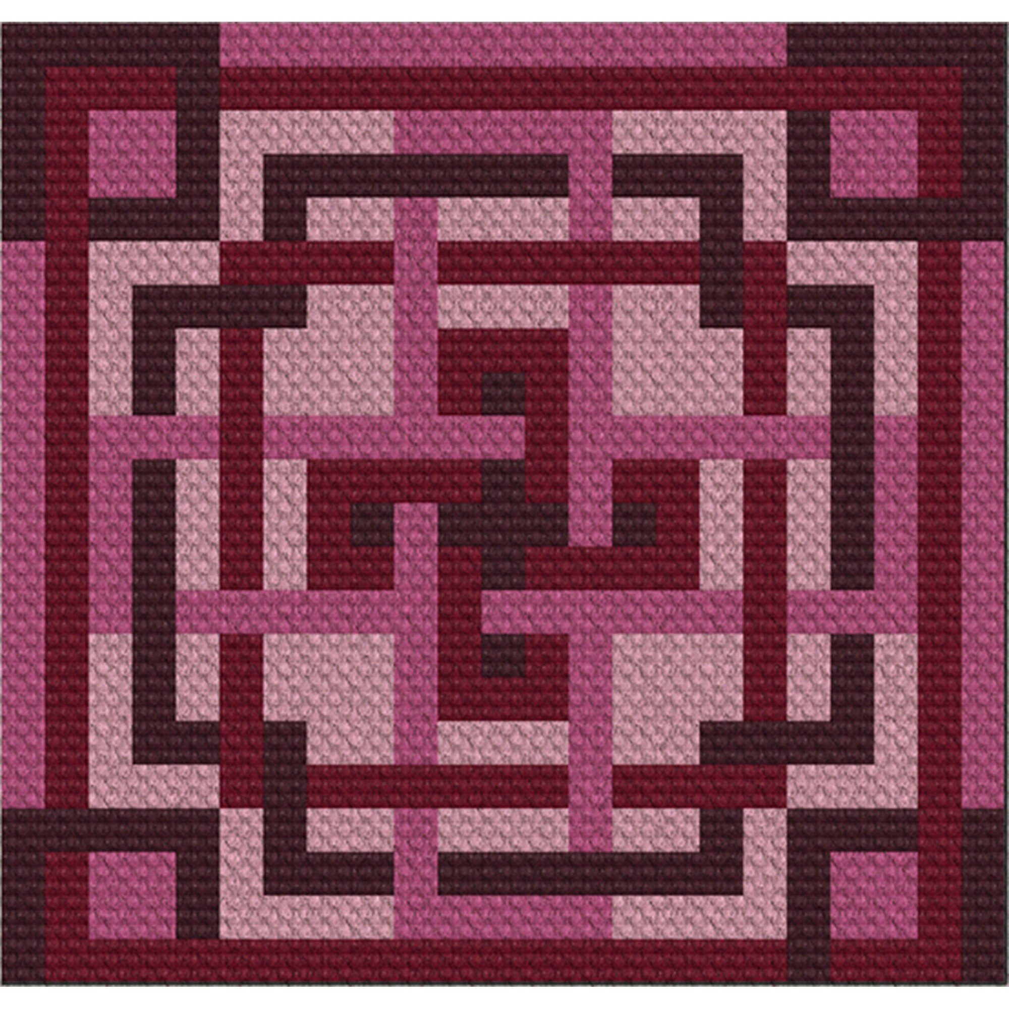 Maze of Mimi C2C Graphghan Crochet Pattern Corner to Corner Afghan ...