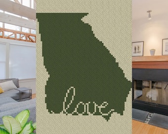 Georgia Bulldog Crochet Afghan Pattern - Etsy