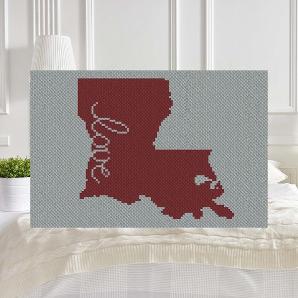 Louisiana Cross Stitch - Etsy