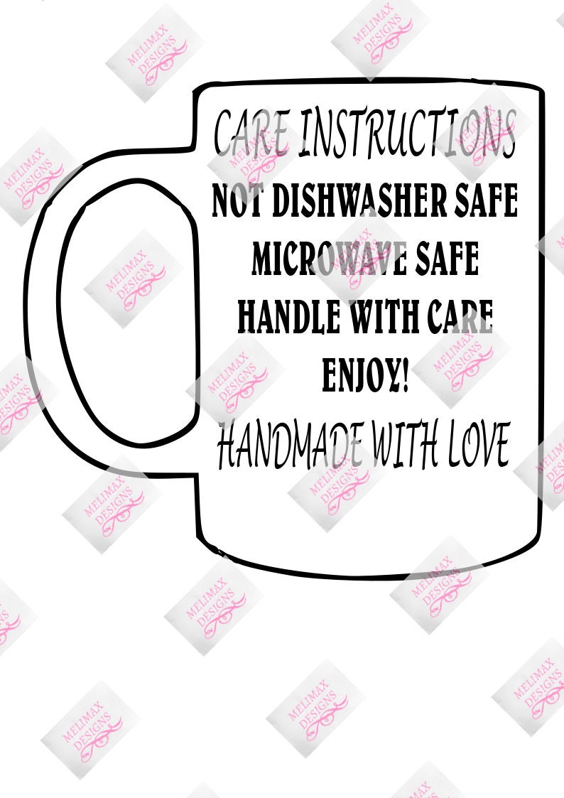 Mug Care Card Bundle PNG - Etsy
