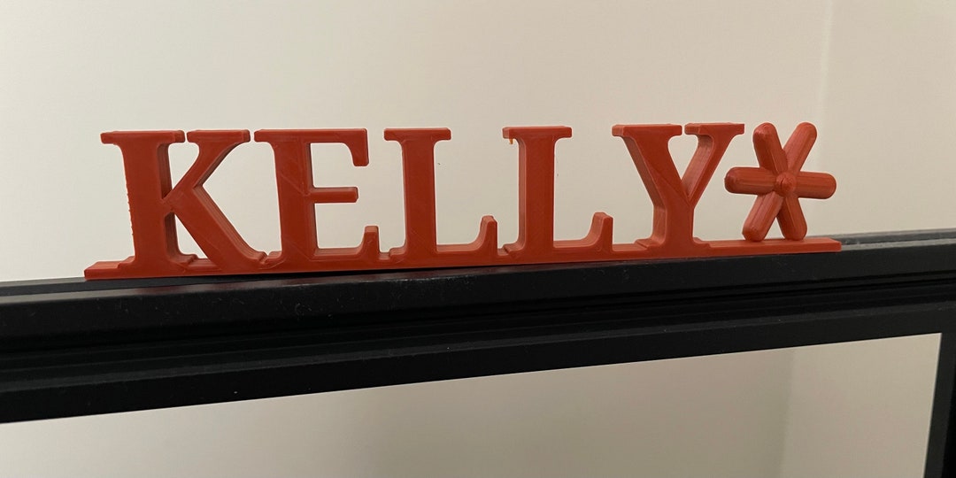 3D Printed Custom Name Plate - Etsy