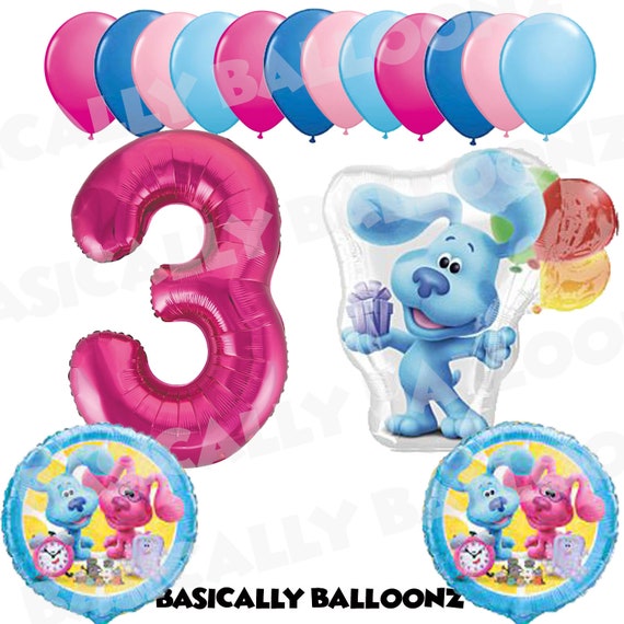 Blues Clues Jumbo Balloon Foil Balloon Number Balloon Party | Etsy