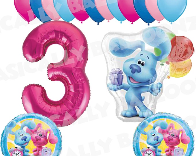 Blues Clues Jumbo Balloon Foil Balloon Number Balloon Party - Etsy