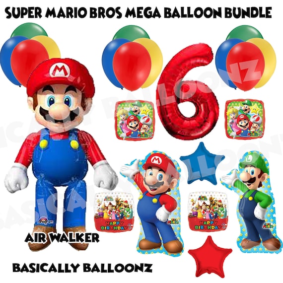 Super Mario Balloon Bouquet 5pc Giant | atelier-yuwa.ciao.jp