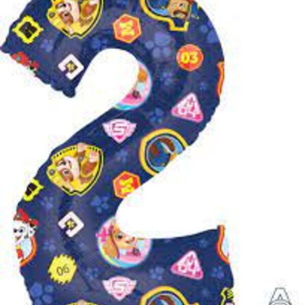 Number 3 Paw Patrol - Etsy