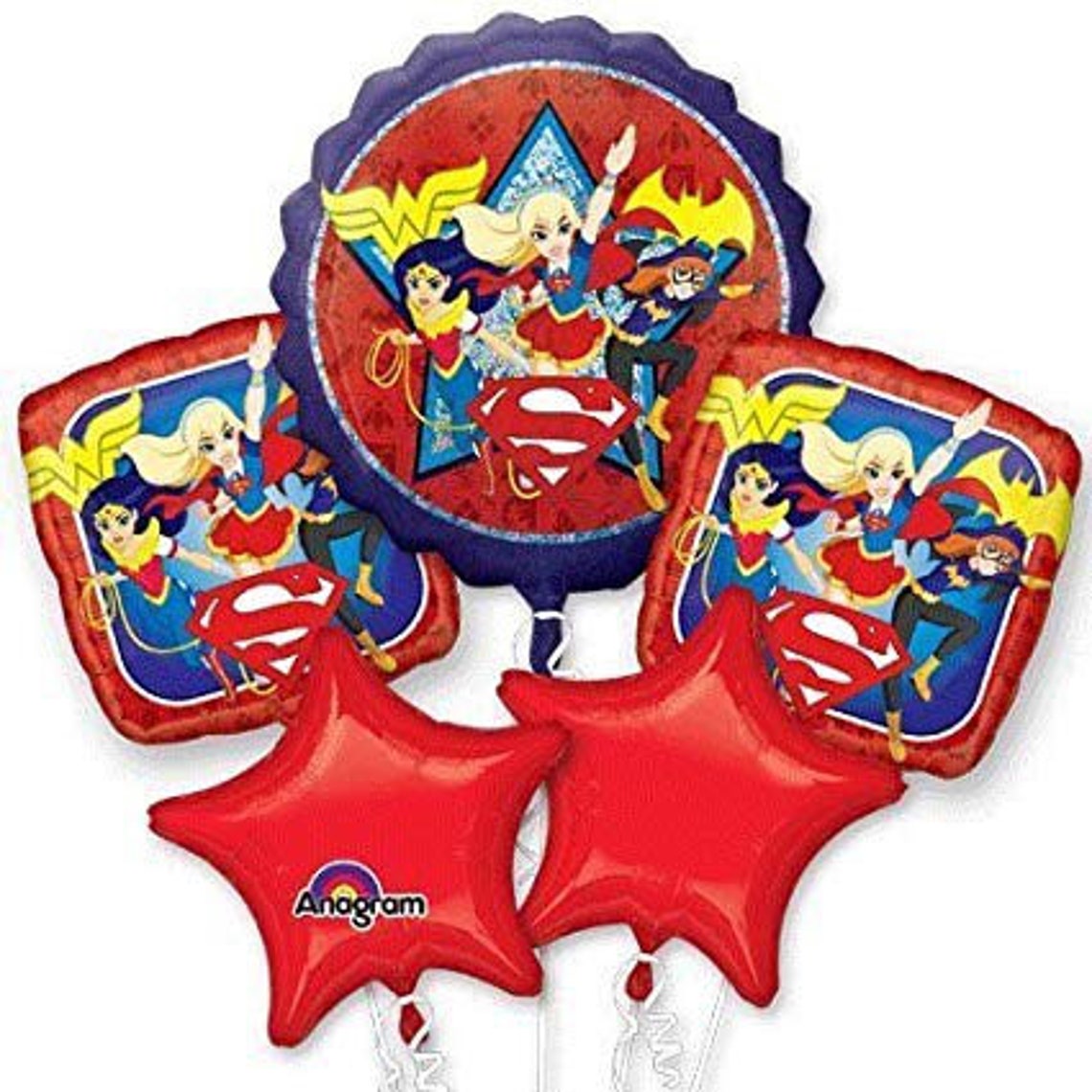 Super Hero Girls Balloon Bouquet Super Hero Girls Balloons - Etsy