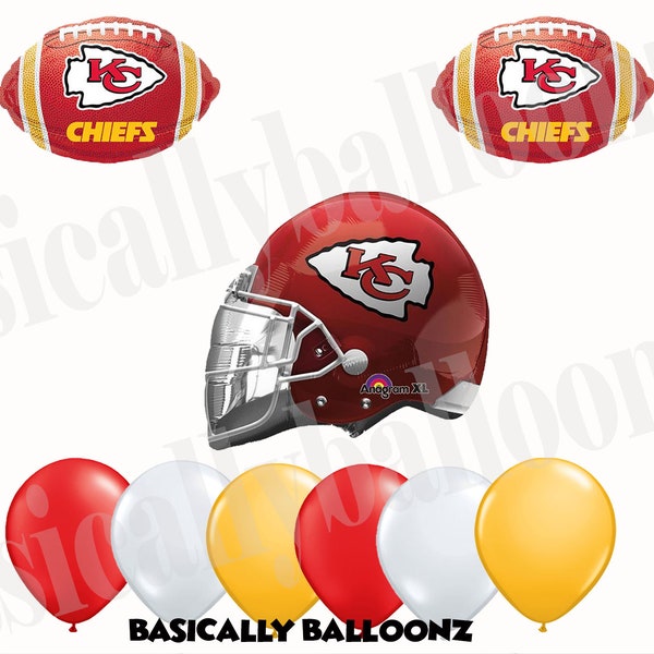 Mylar Kc Chiefs Balloons - Etsy