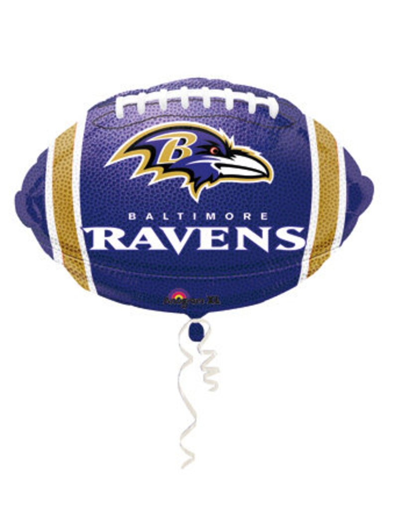 Baltimore ravens football mylarballoon party birthday | Etsy