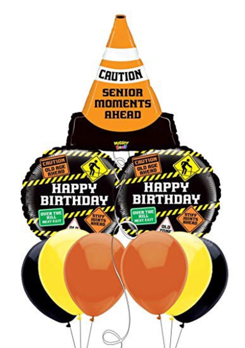 Happy Birthday Senior Balloon Party Decoration Over the - Etsy
