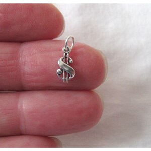 Very Small Sterling Silver Dollar Sign Mini Tiny Charm. - Etsy