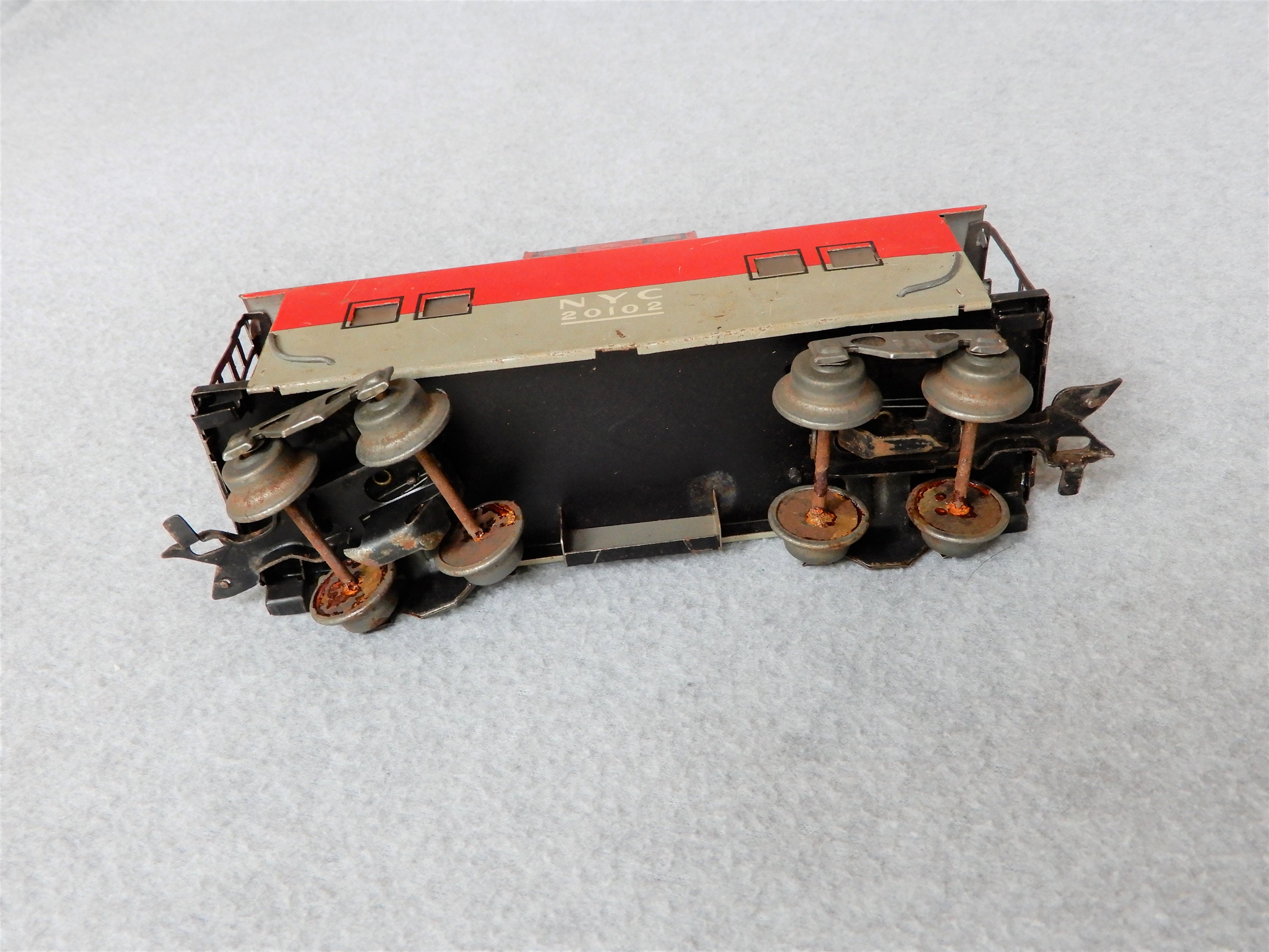 Vintage Marx Train Car 20102 O Gauge 8 Wheel New York Central Metal ...