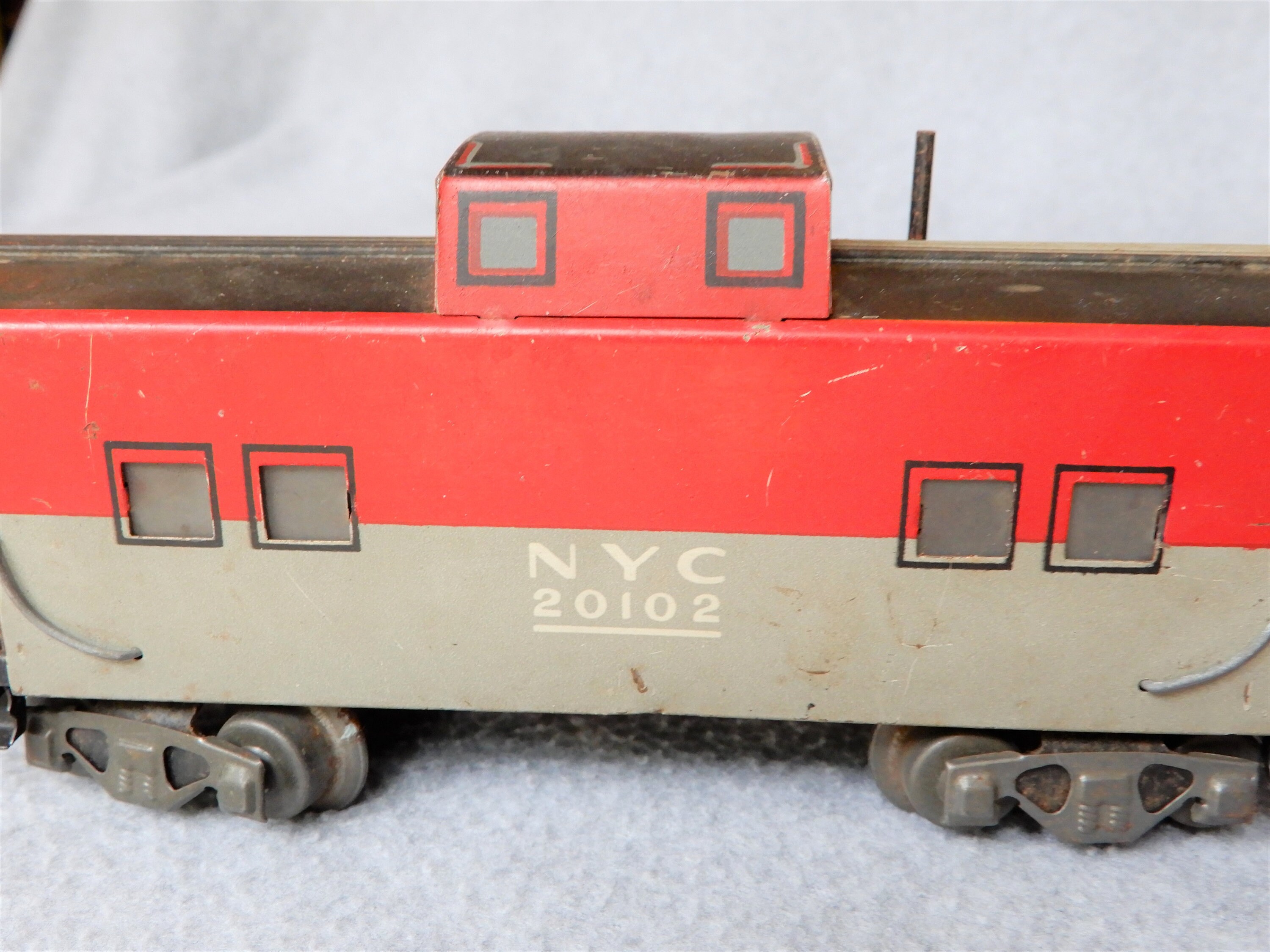 Vintage Marx Train Car 20102 O Gauge 8 Wheel New York Central Metal ...