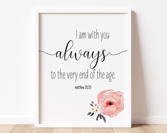 Matthew 28 20 - Etsy