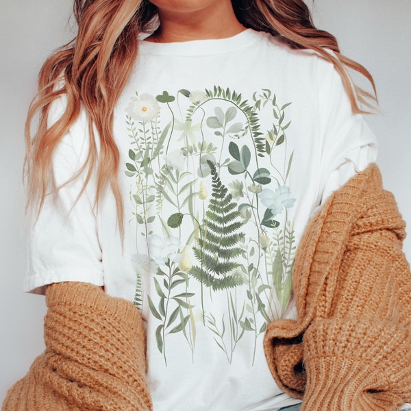 Wildflower Cottagecore Shirt - Etsy