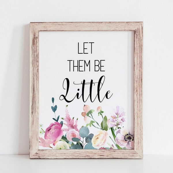 Let Them Be Little - Etsy