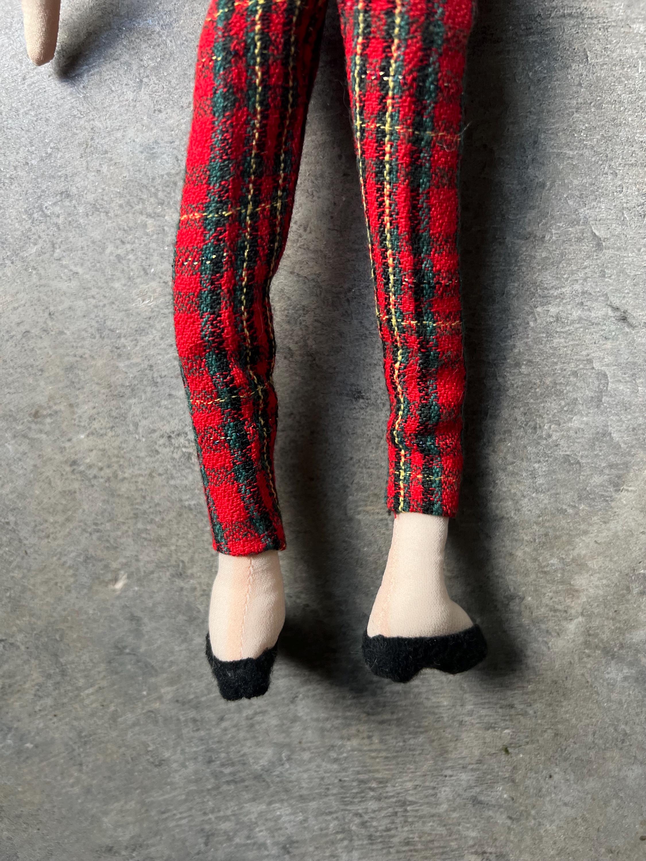 Vintage STOCKINETTE Posable Big Eyed Mod Doll Japan 12 Original MCM ...