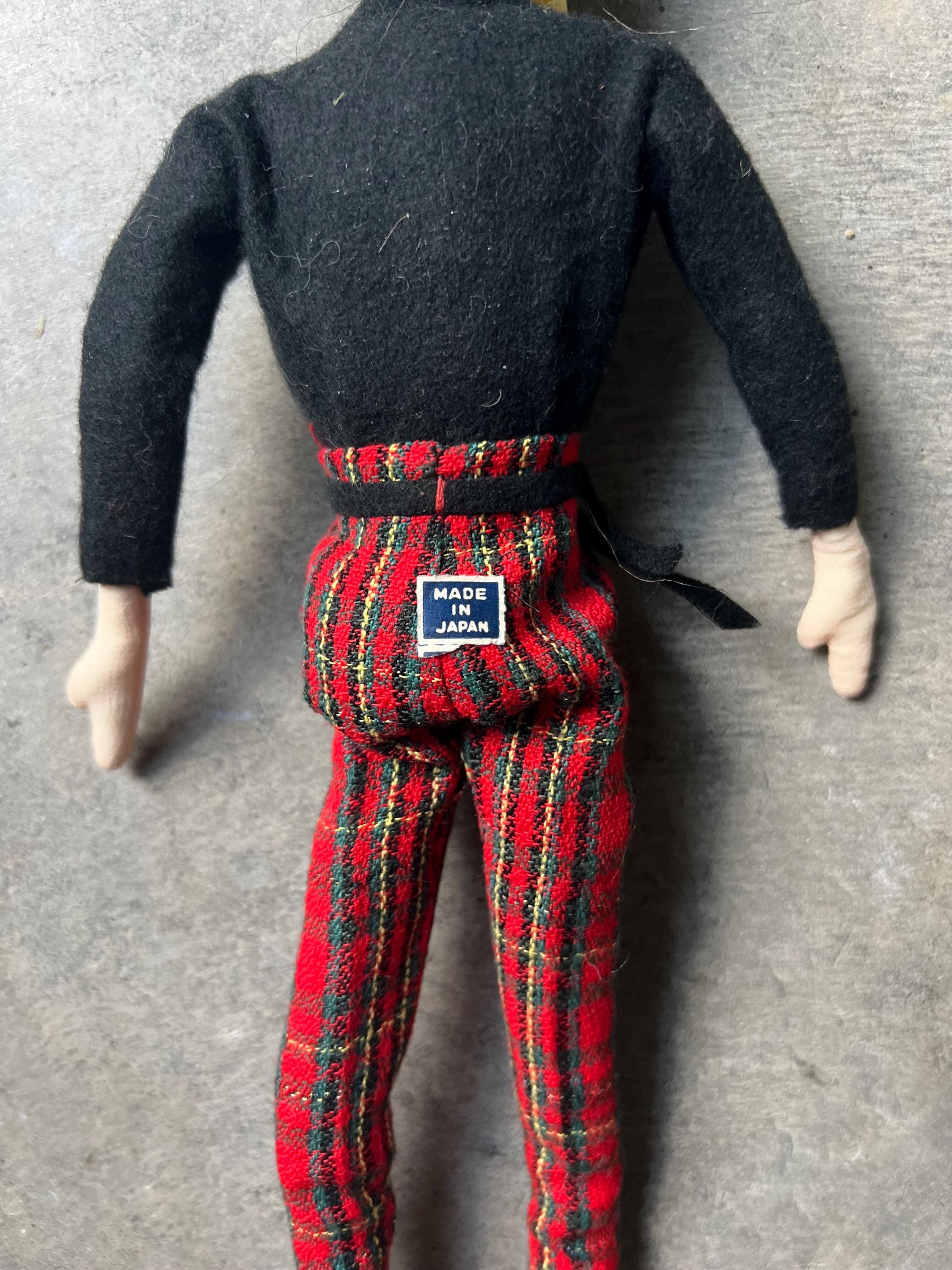 Vintage STOCKINETTE Posable Big Eyed Mod Doll Japan 12 Original MCM ...