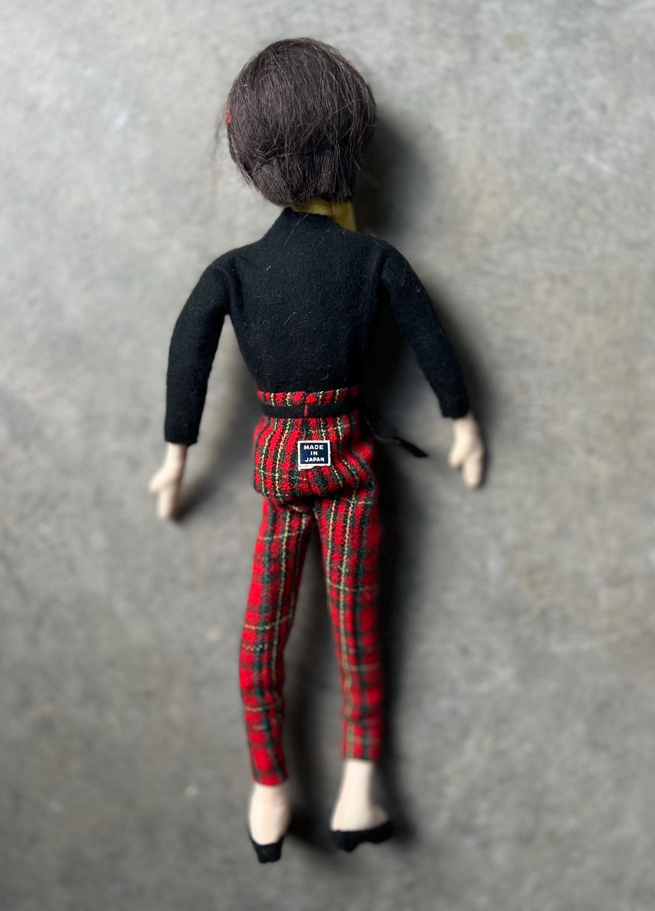 Vintage STOCKINETTE Posable Big Eyed Mod Doll Japan 12 Original MCM ...