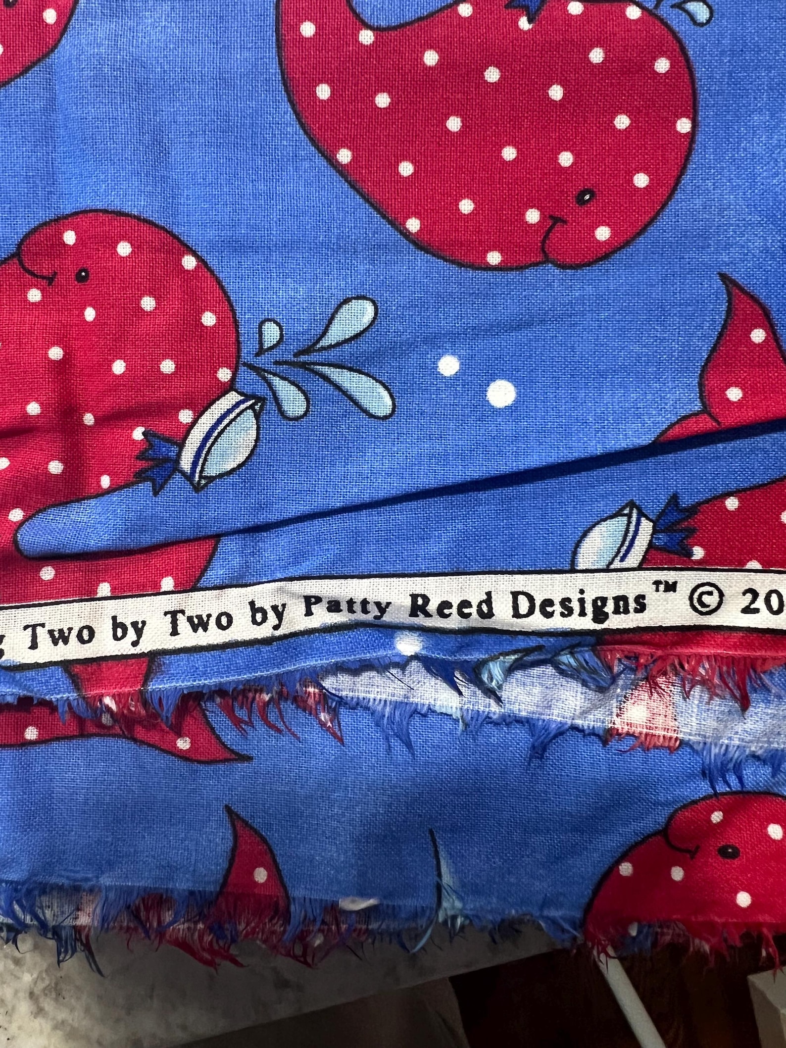 Fabric Traditions by Patty Reed Designs Counting Two by Two Whale ...