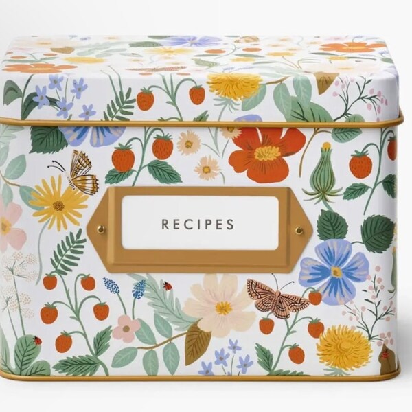 Gold Recipe Cards - Etsy