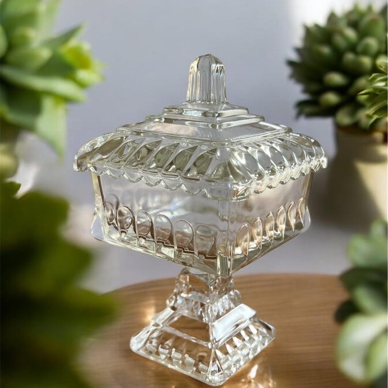 Fenton Glass Box With Lid - Etsy