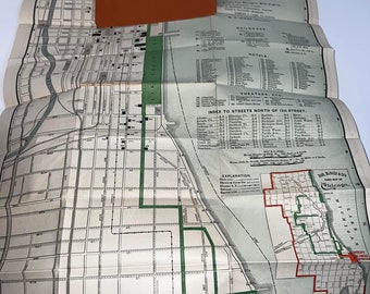 1800s Chicago Map - Etsy