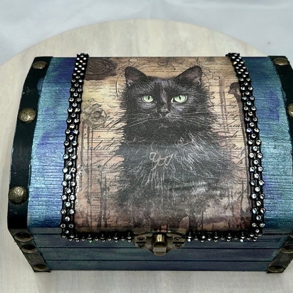 Decoupage Cat - Etsy