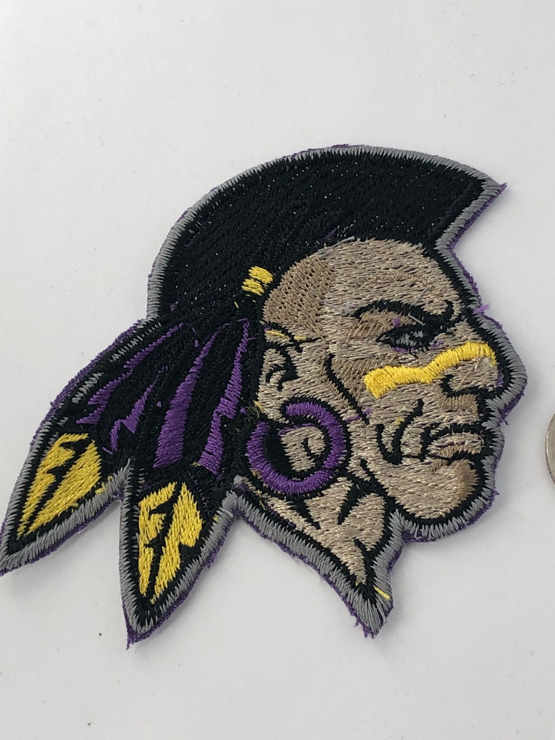 Alcorn Brave Purple Gold Machine Embroidery Iron on Patch - Etsy