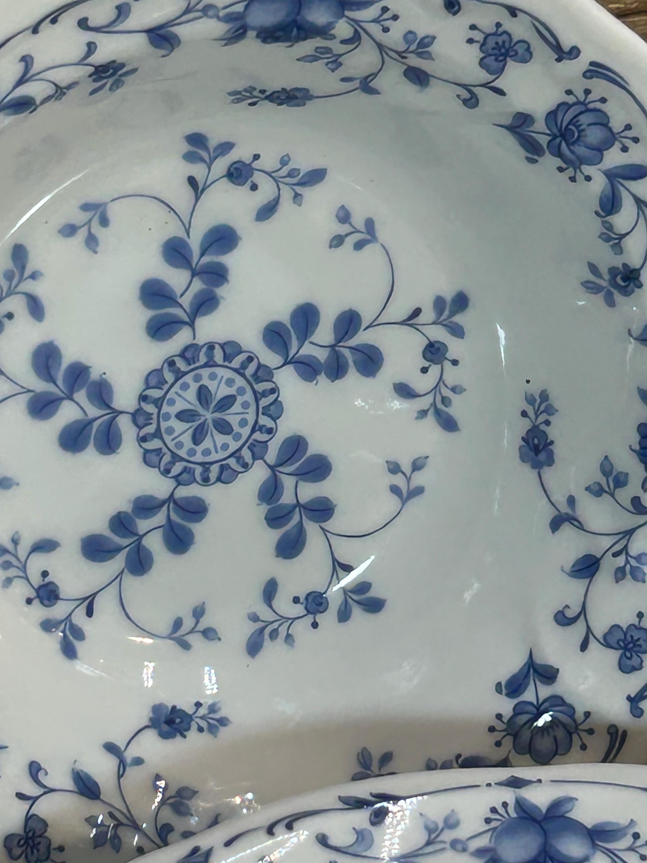 Northridge by Epoch Set of 4 Blue and White Bowls - Etsy