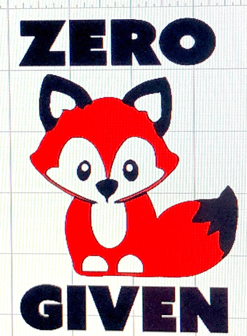 Zero Fox Given Red Fox SVG Layered for Color Change Cricut - Etsy