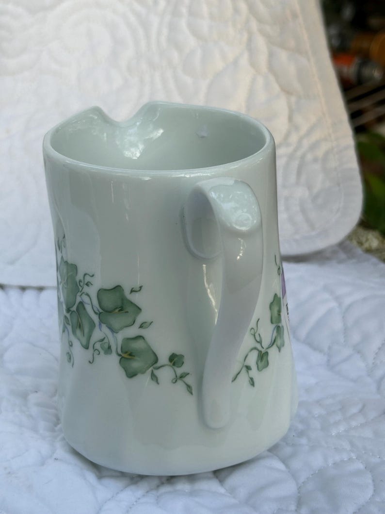 Vintage Corelle Callaway Ivy Creamer – 1990s Stoneware With Green Ivy ...