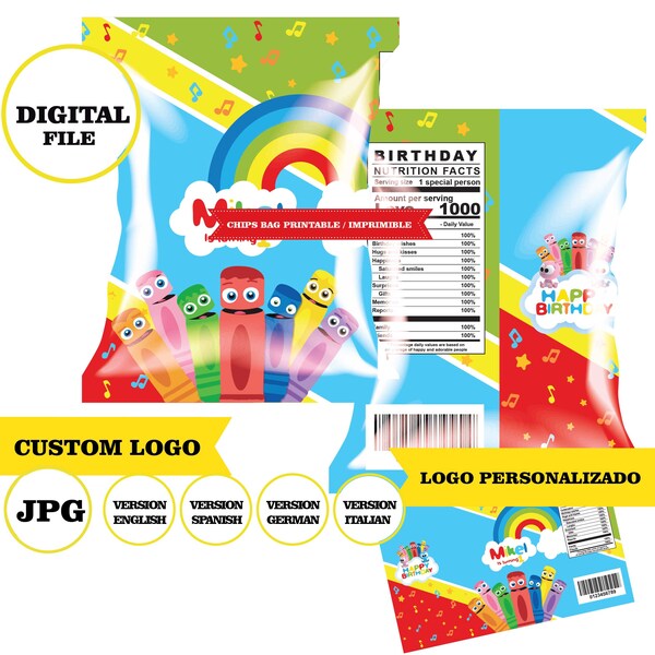 Color Crew Birthday - Etsy