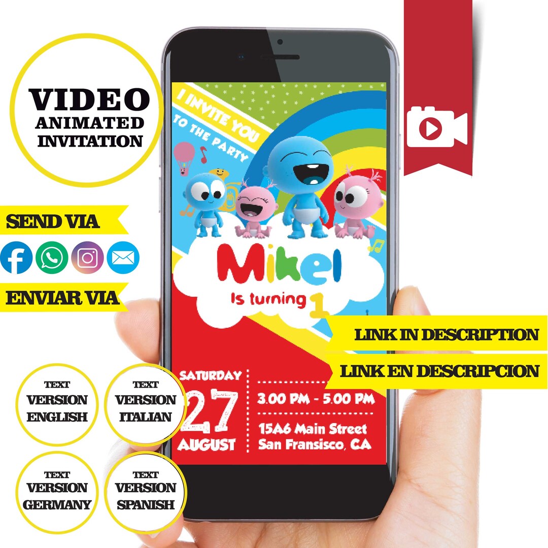 Color Crew, Goo Goo Gaa Gaa, Video Invitación, Logo Y Datos ...