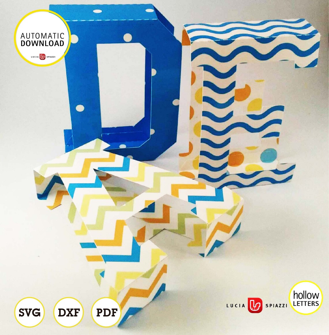 Alfabeto para armar A-Z huecas o abiertas Descarga - Etsy España