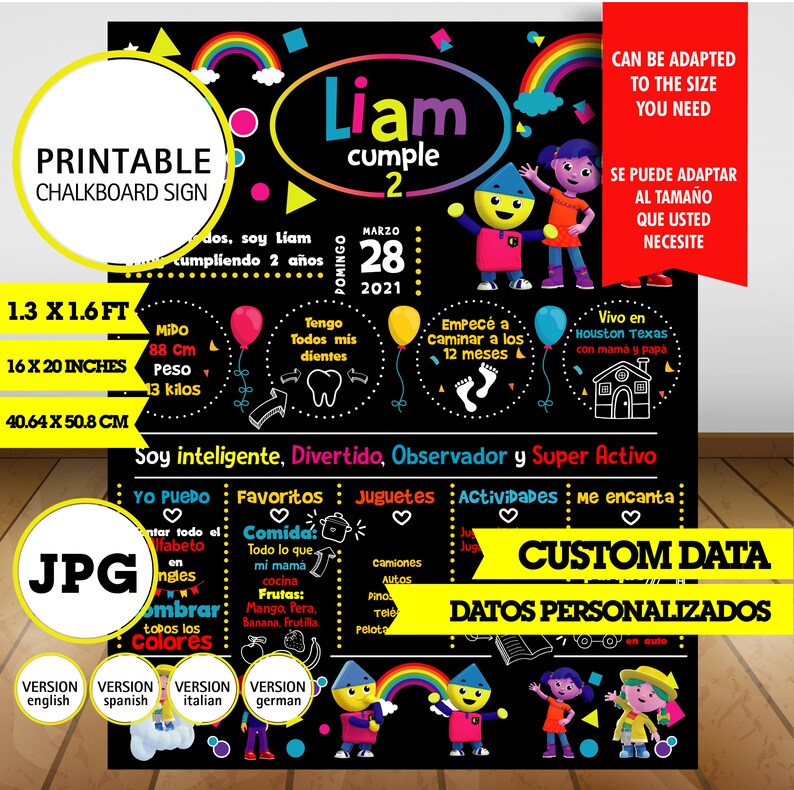 Charlie Colorforms City Chalkboard Sign Custom Logo - Etsy