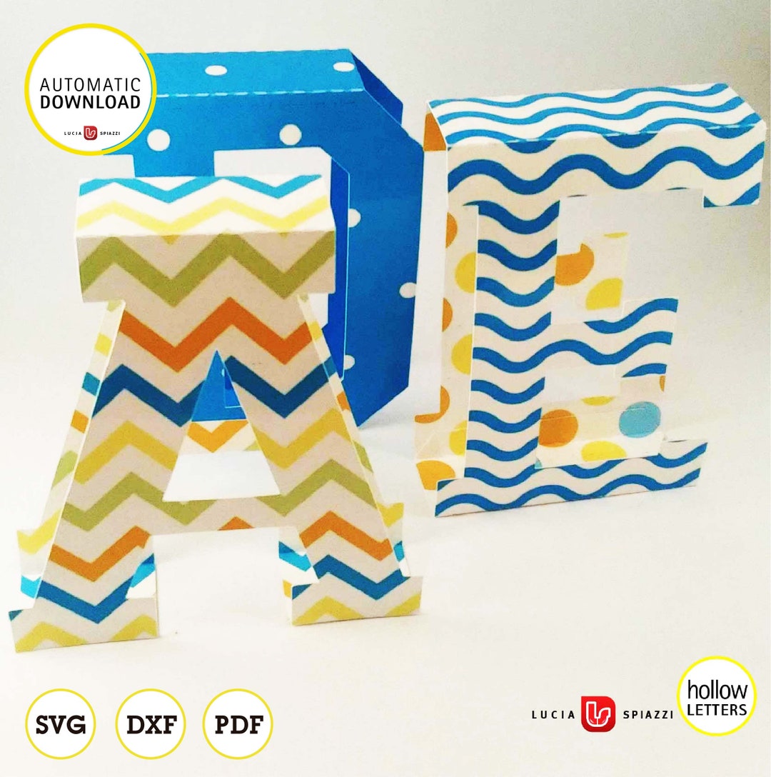 Alfabeto para armar, A-Z huecas o abiertas, Descarga inmediata, SVG ...