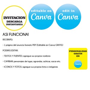 Color Crew, Goo Goo Gaa Gaa, Plantilla De Invitación Editable En Canva ...